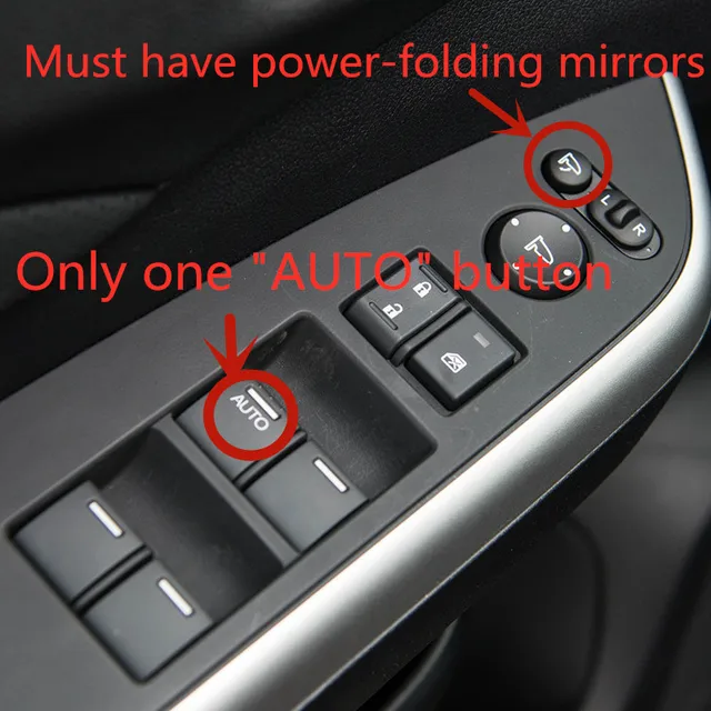 Unlock Car Door Kits Auto Window & Mirror Control Module For Honda ...
