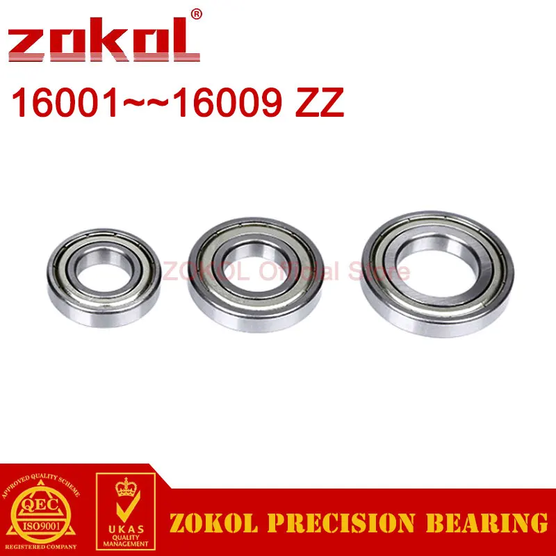 Zokol 1/20pcs/lot Thin Wall Bearing 16001 16002 16003 16004 16005 16006 ...
