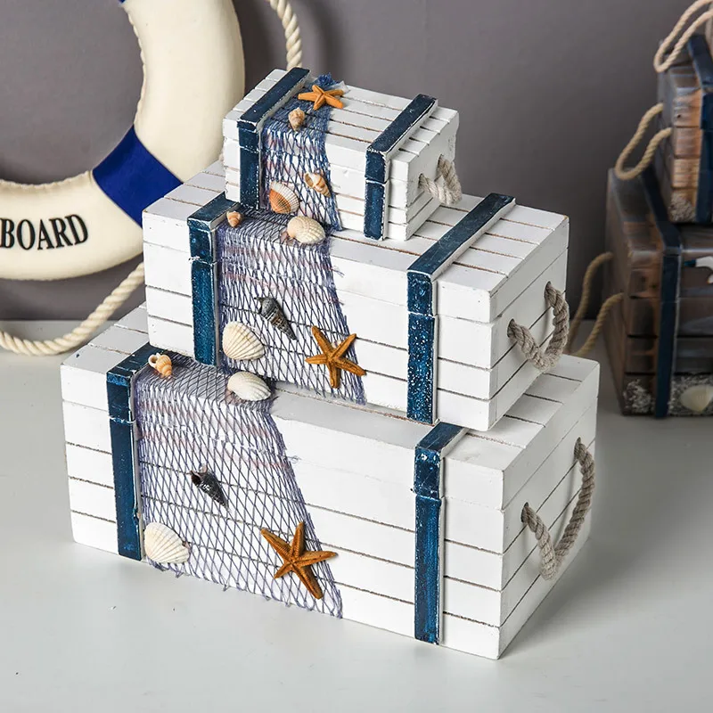 Mediterranean-Wooden-Storage-Box-Desktop-Jewelry-Organizer-Cabinet-Wall ...