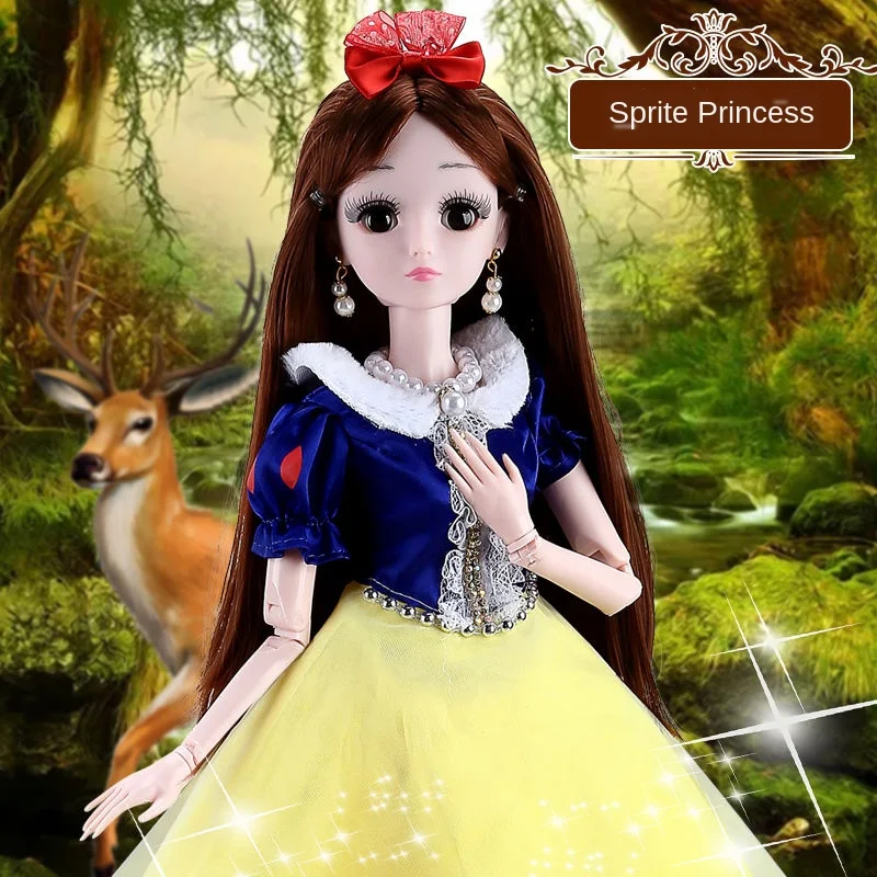 60cm beautiful princess doll with dress clothes 1/3 BJD doll 20 joint ...