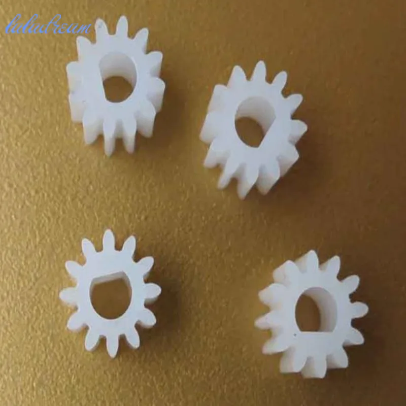 10pcs/lot 1012DF Gear 3mm D Hole 12 Teeth Plastic Gear External Gear ...