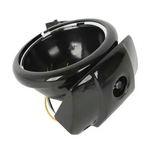 Motorcycle 5.75" Headlight Housing Bucket W/ Mount Bracket For Harley ...