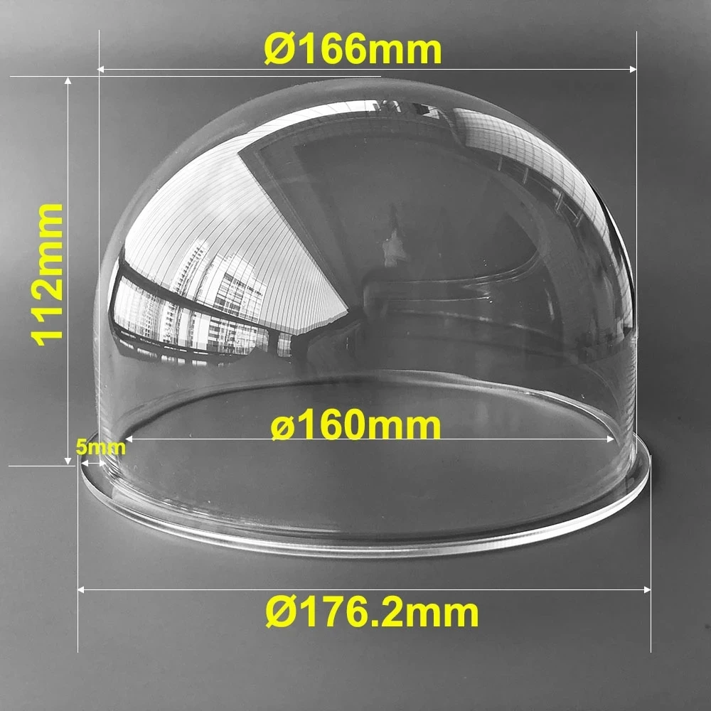 Indoor Outdoor CCTV Replacement Acrylic Clear Cover Security ...