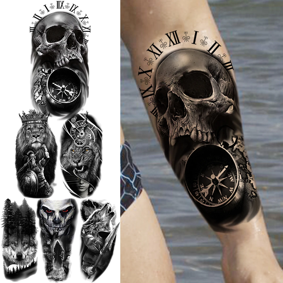Skull Tattoos For Men On Forearm