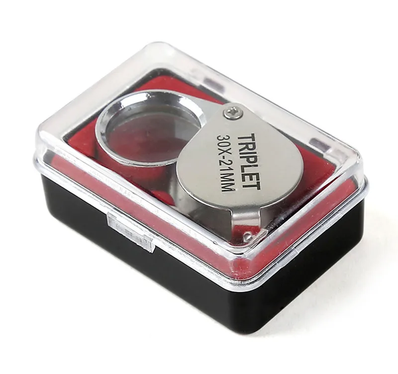 LUNETTE LOUPE,10X--Loupe Portable pliante en métal, loupe de poche pour bijoux, loupe pliante ...