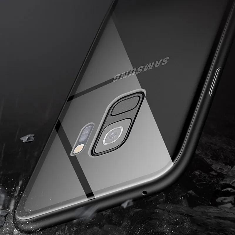 Магнитная Адсорбция металлический корпус для Samsung Galaxy S8 S9 S10 плюс S7 Edge Note 10 Plus ...