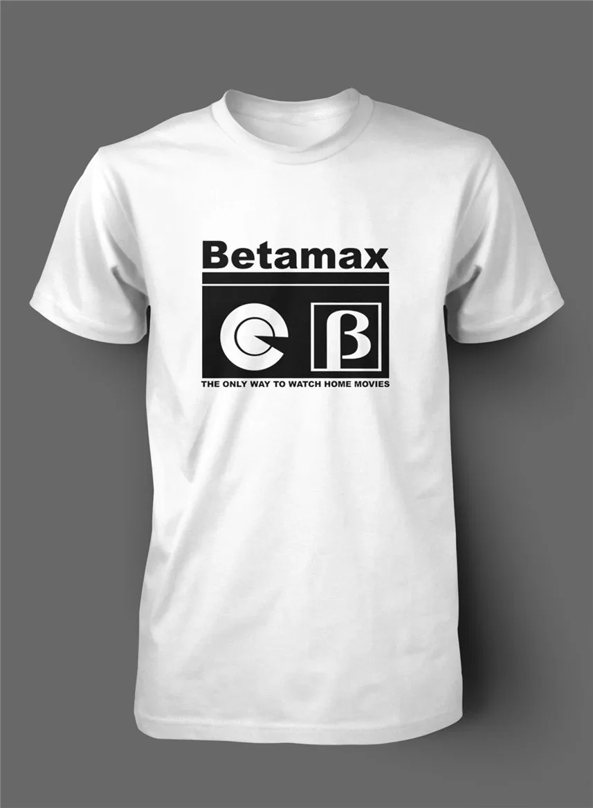Betamax inspirado Retro 1980's Classic T shirt Brand New película Tee ...