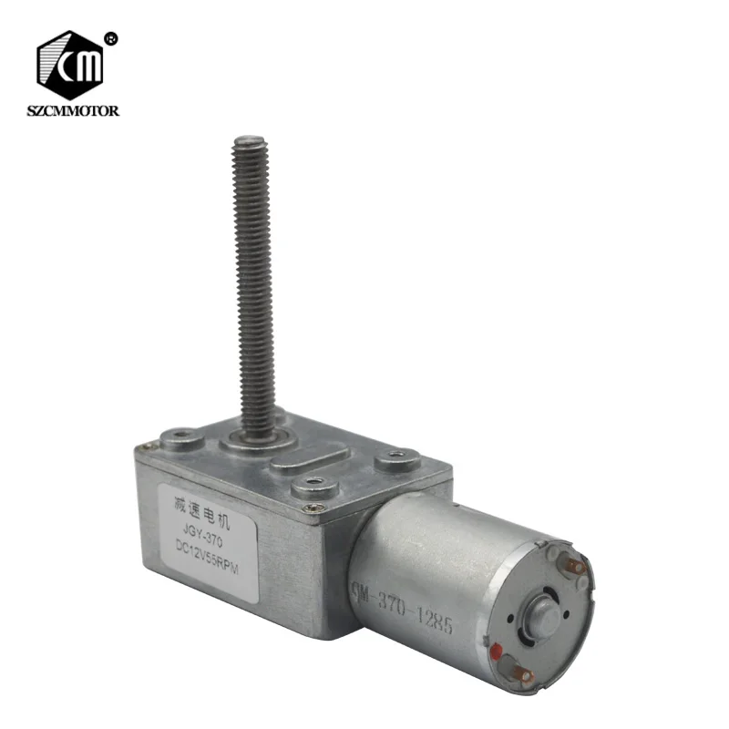 M6-50mm-Output-Lead-Screw-Shaft-DC6V-12V-24V-JGY370-Full-Metal-Turbo ...