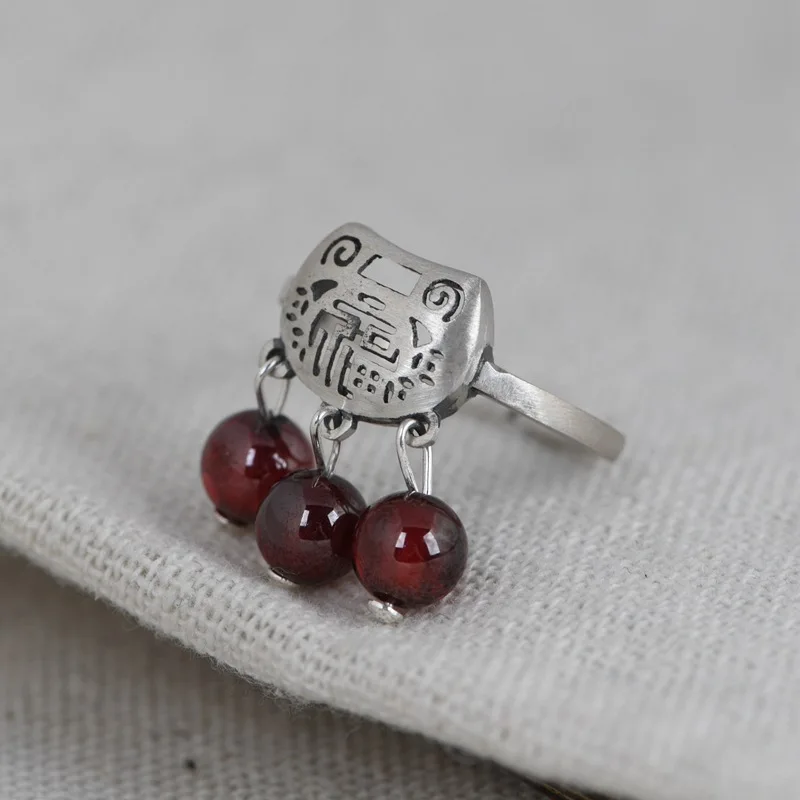 FNJ-925-Silver-Lucky-Fu-Ring-for-Women-Jewelry-100-Original-Pure-S925 ...