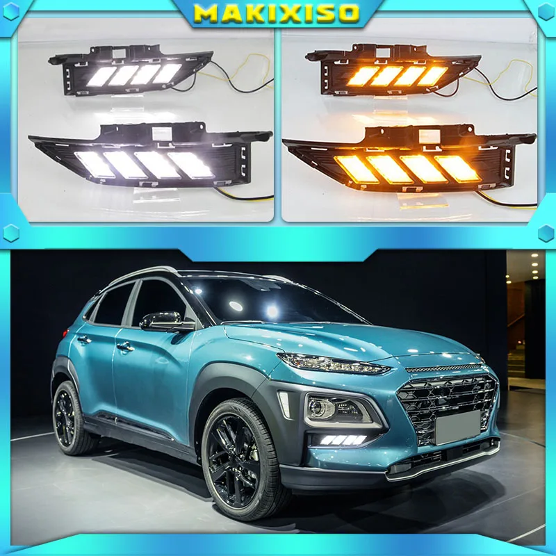 For-Hyundai-Kona-2017-2018-2019-2020-Dynamic-Yellow-Turn-Signal ...