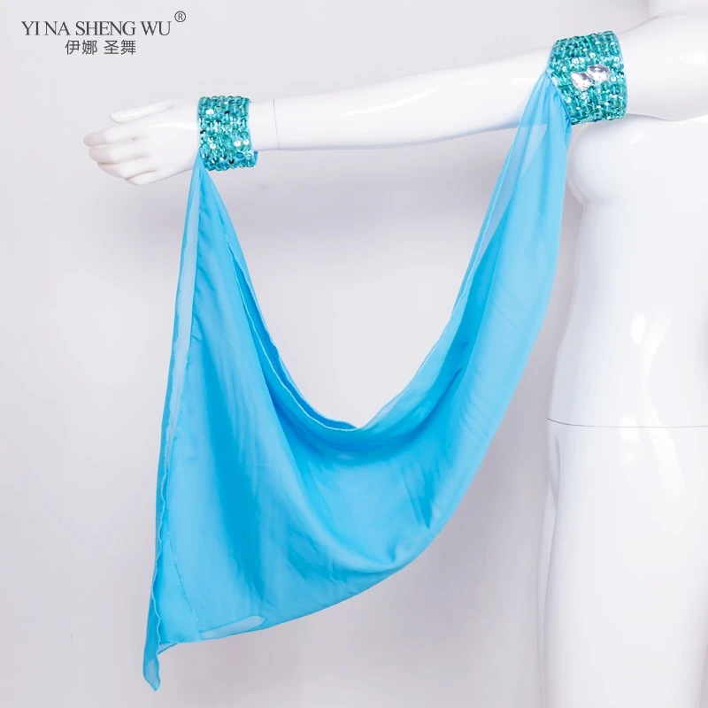 Belly-Dance-Costume-Accessories-1-Piece-Arm-Sleeves-Wrist-Adjustable ...