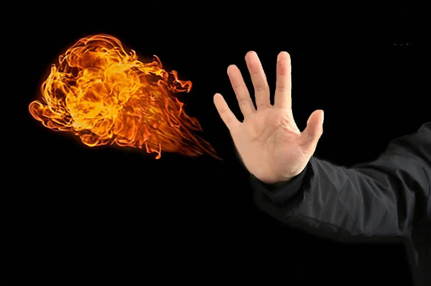 Ball Of Fire In Hand