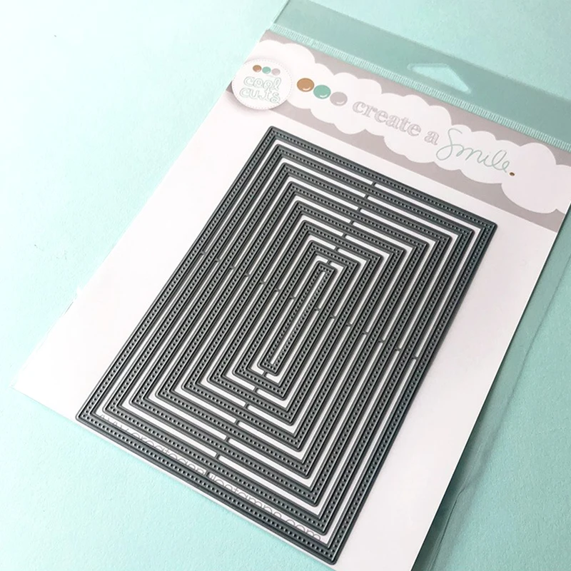 AliliArts Metal Cutting Dies rectangle frame diy Scrapbooking Photo ...