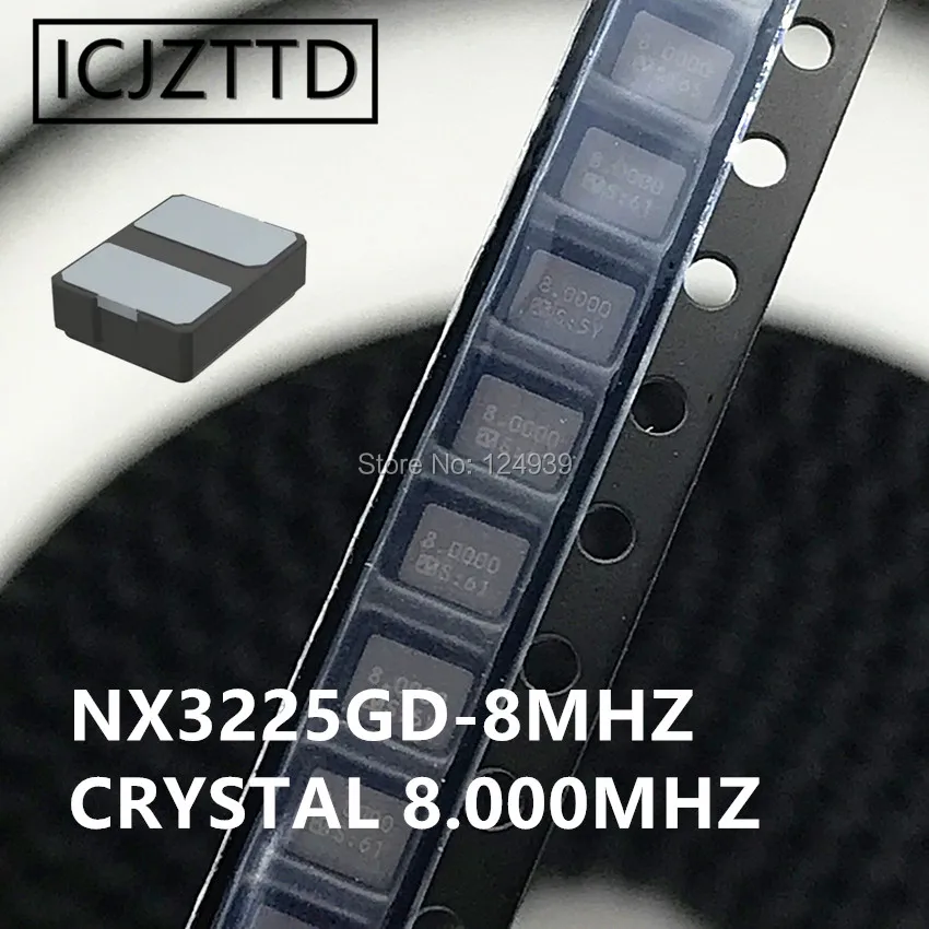 10PCS 8.000 NX3225GD NX3225 3225 8M 8MHZ 8.000MHZ SMD 3.2x2.5 2P 3225 3 ...