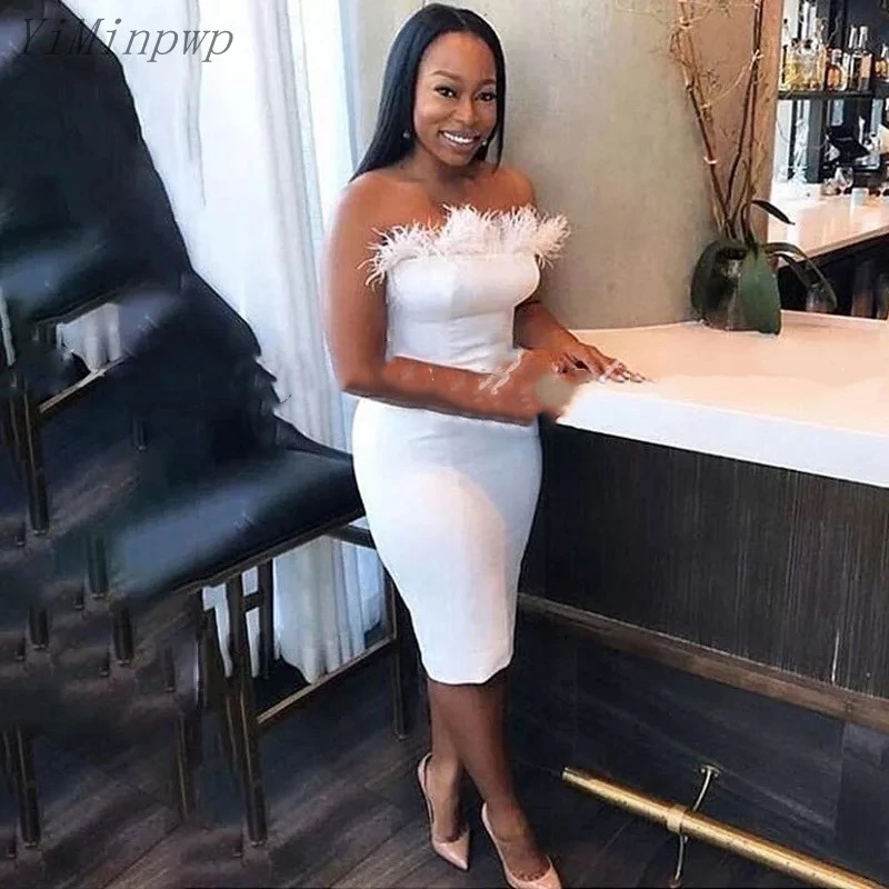 White Party Dresses With Sleeves