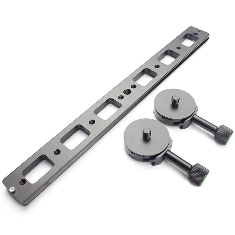 Slide Rail Lengthen Quick Release plate Double Mounting Clamp Panoramic ...