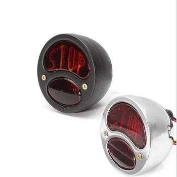 Motorcycle Tail Brake Stop Light LED Cafe Racer Style Motorbike Brake ...