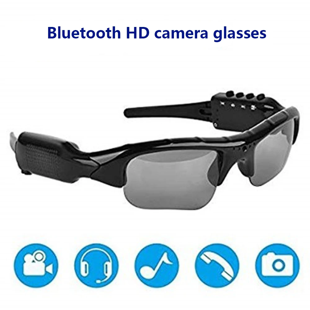 DV302 Gafas de vídeo inteligentes con Bluetooth, lentes de música para ...