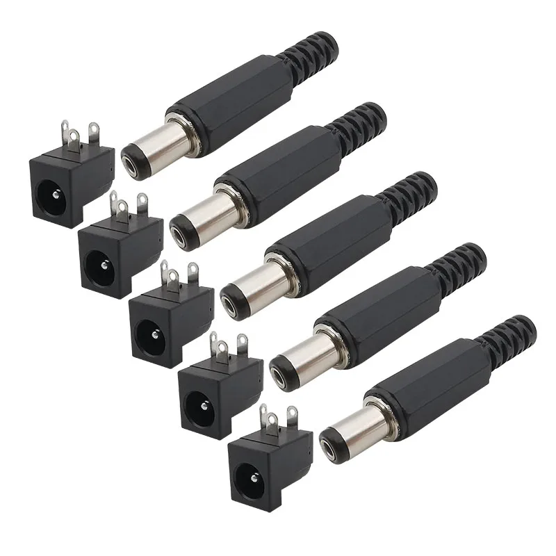 Dc-005 5.5x2.1mm Dc Power Female Socket Jack Adapter 5.5*2.1mm Dc Power ...