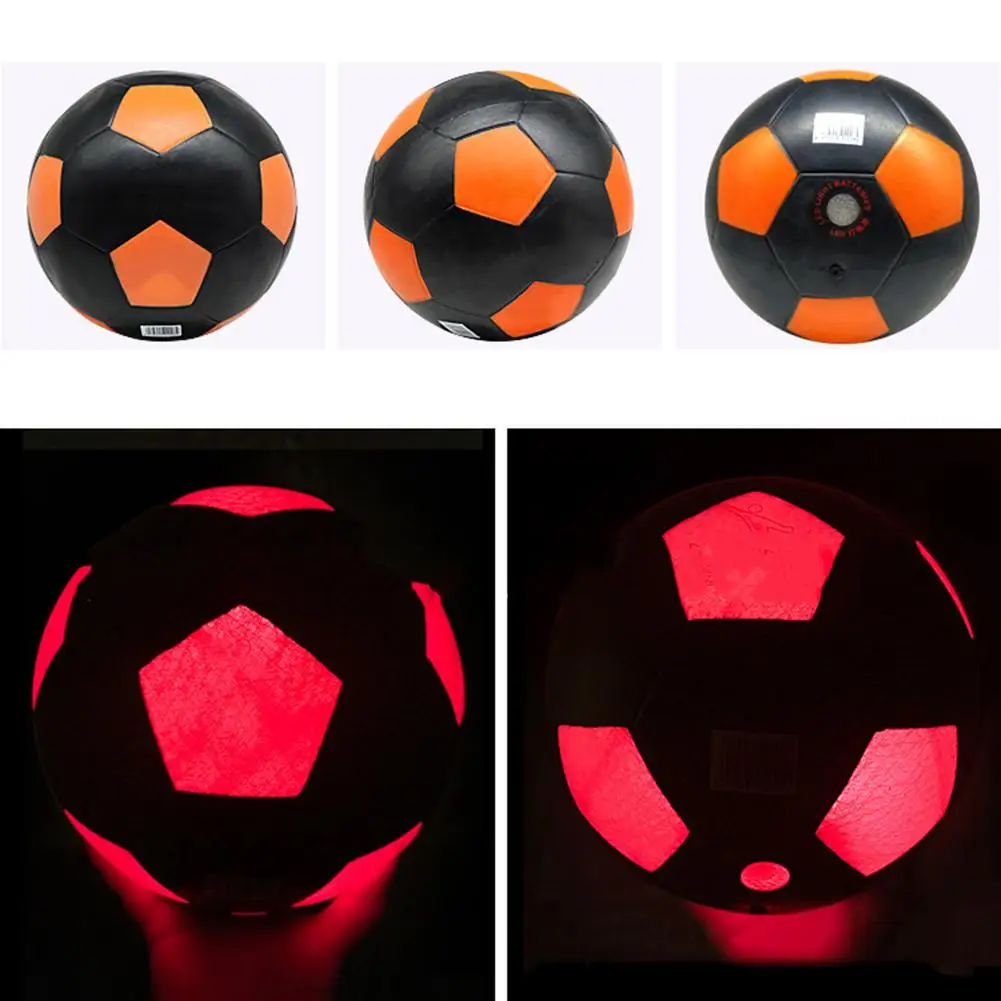 Balón de fútbol luminoso LED para entrenamiento nocturno, balón de ...