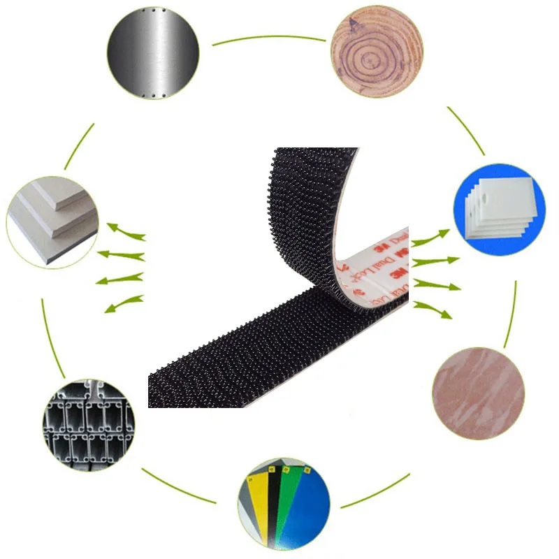 Type 400 3M Dual Lock SJ3551 Width 25.4mm Black VHB Mushroom Adhesive ...