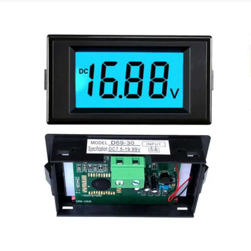 Digital Voltmeter Display