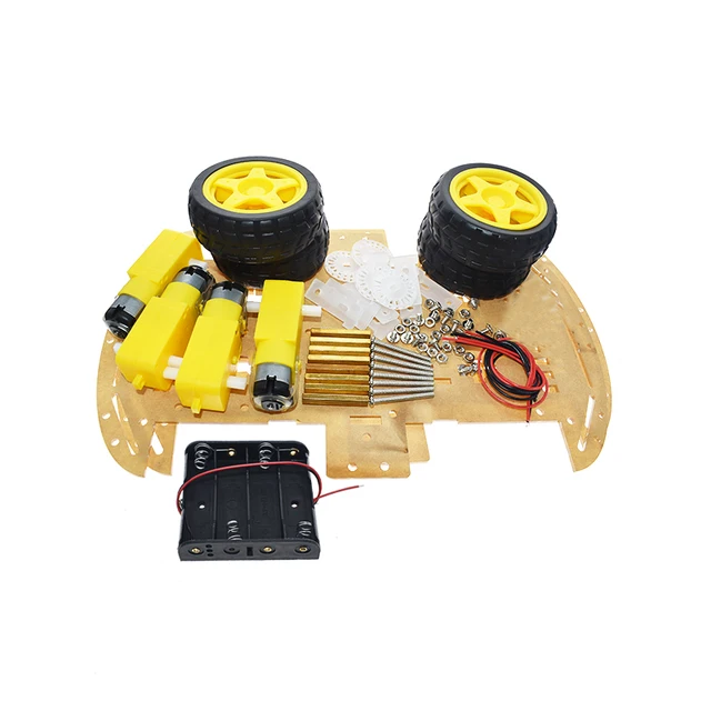 For Arduino UNO R3 Robot 4WD Cars RC Remote Control L98N Robotics ...