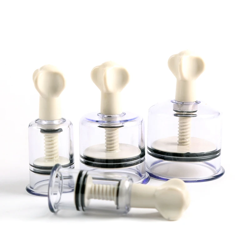 5-Sizes-Twist-Suction-Cupping-Therapy-Kit-Massage-Vacuum-Cans-Plastic ...