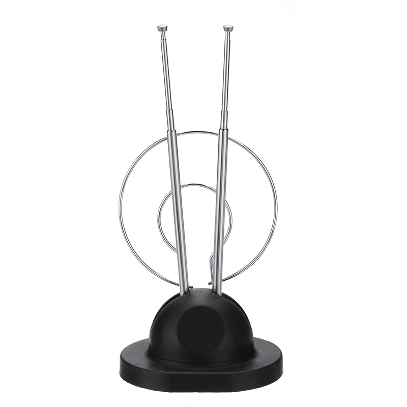 VAR-13115 Rabbit Ear TV Antenna UHF-VHF With Coaxial Cable, 42% OFF