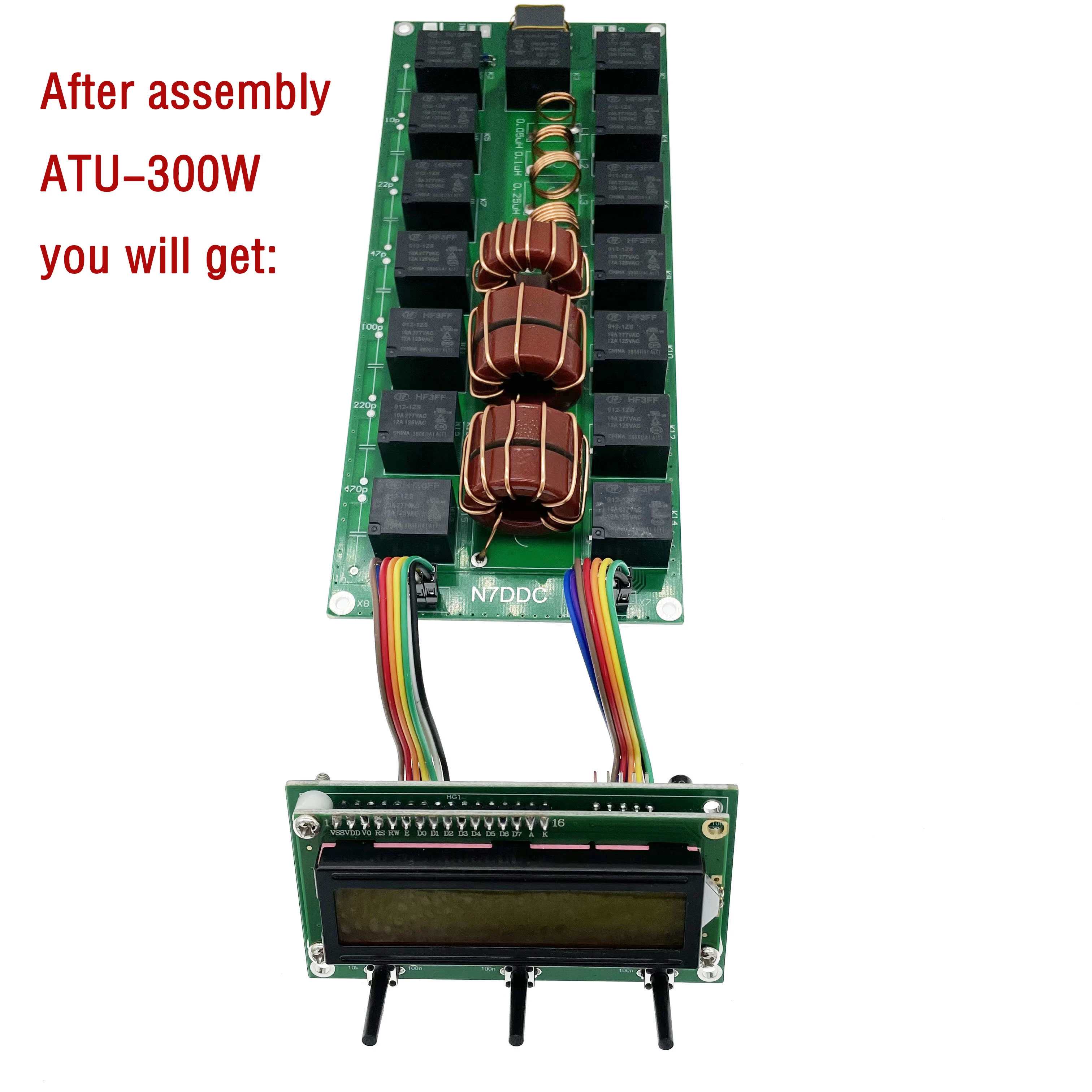 ATU300 ATU 300 Automatic Antenna Tuner ATU 300W by N7DDC 3.2 Firmware ...
