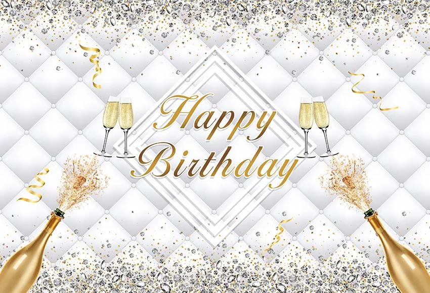 Champagne Birthday Wallpaper