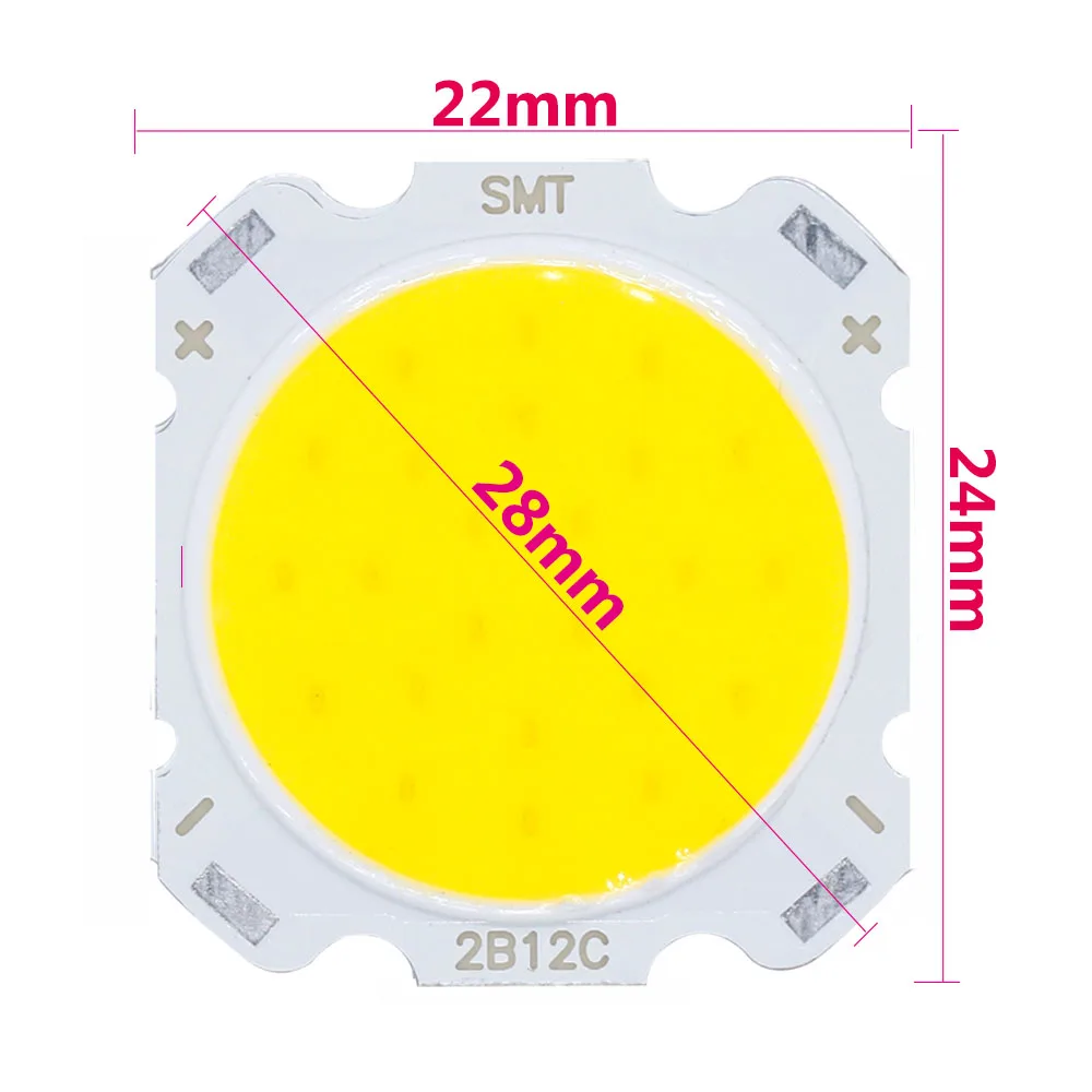 10pcs A Lot 3w/5w/7w/10w/12w/15w High Power Led Cob Light Beads 2422 ...
