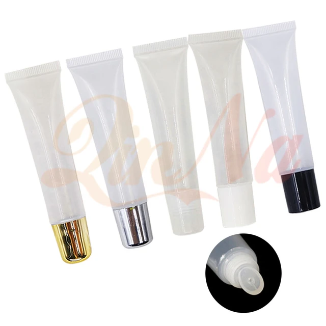 Empty Lip Gloss Squeeze Tubes