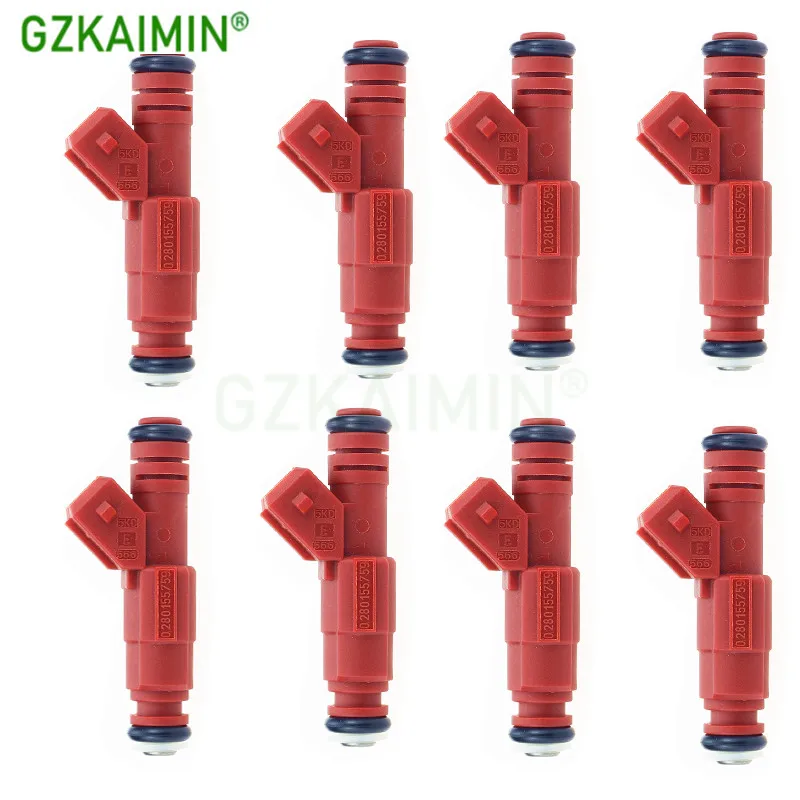Set 8pcs High Performance Red 30 Lbs/hr Fuel Injectors 94 54 556 ...