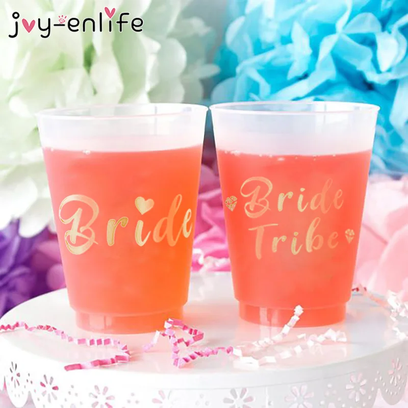 1pcs Bride/Bride Tribe Cups Bride Bridal Shower Wedding Decoration ...