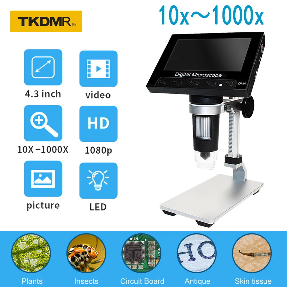 Caméra de microscope,TKDMR-Microscope électronique numérique USB ...