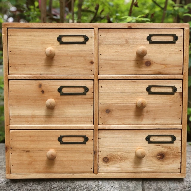 Unfinished Wood File Cabinet