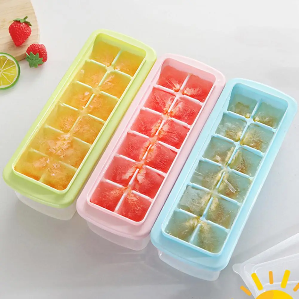Home-Kitchen-Restaurant-Bar-Plastic-12-Grids-DIY-Ice-Tube-Cold-Drink ...