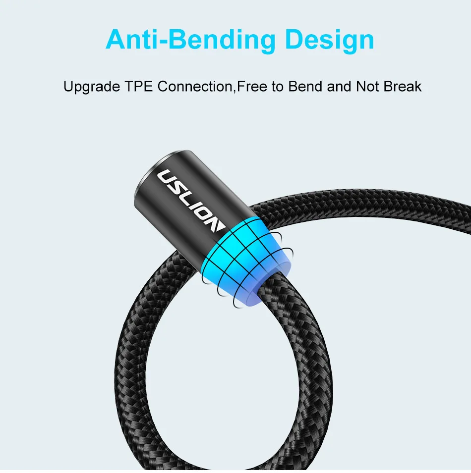 CABLE TELEPHONE,3 IN 1 Plug-2m--câble magnétique 3A Micro USB-type c ...