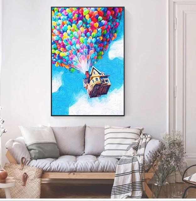 Pixar Up House Painting