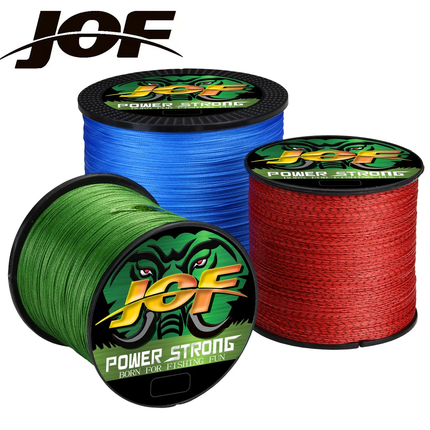 Jof New 8 Strands Fishing Line 300m 500m Japanese Multifilament 100% Pe ...