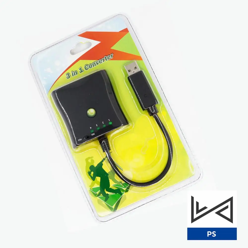 3 In 1 Converter Adapter For Ps/for Ps2 Controller To For Ps3/ For ...