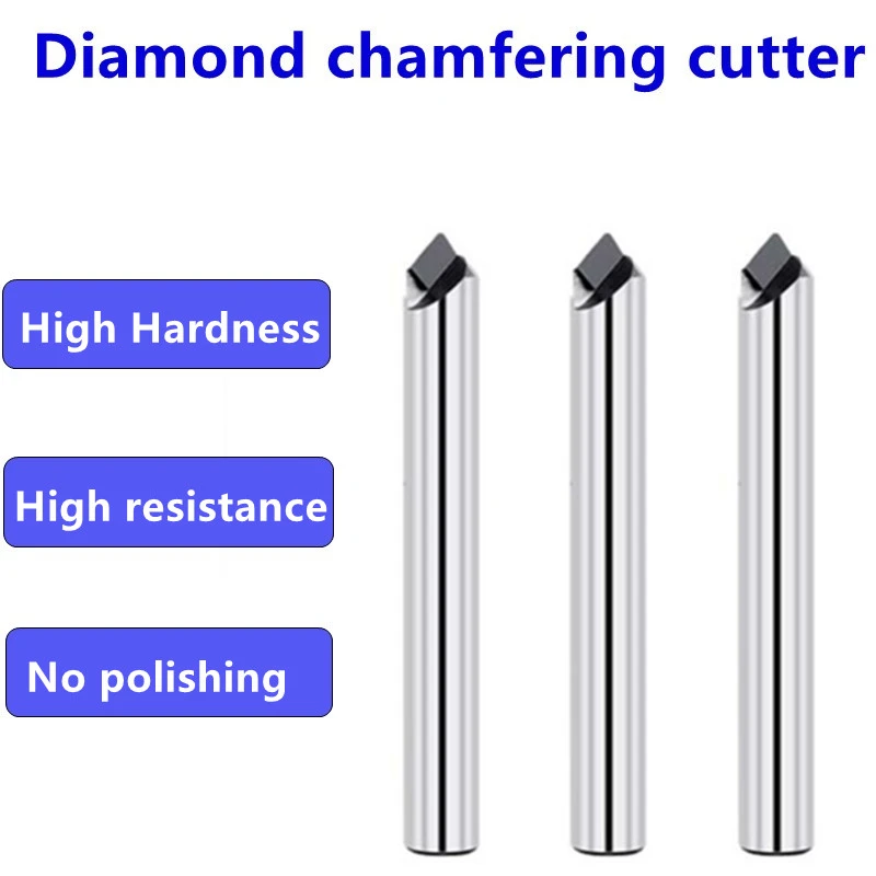 Diamond Chamfering Cutter 90 Degree Chamfer end Milling Router Bit ...