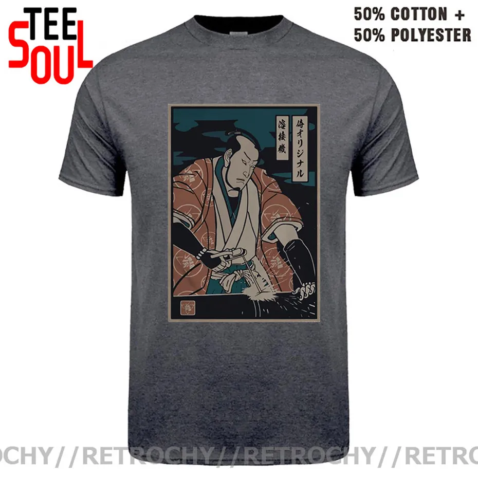 Retrochy-Welding-Samurai-T-Shirt-Samurai-Welder-Funny-T-Shirts-Men-New ...