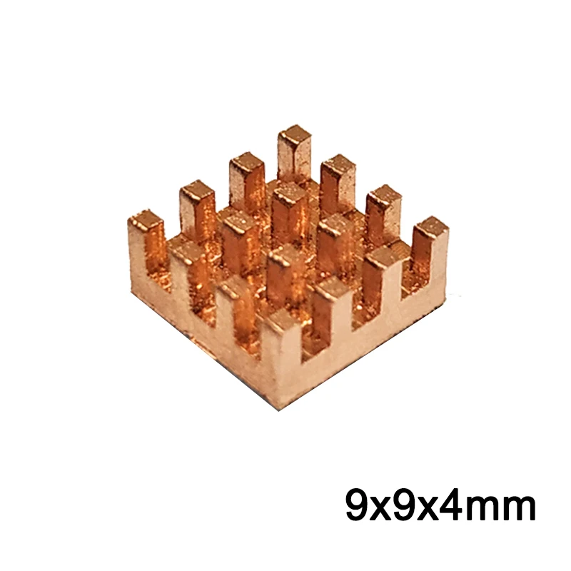 순수 구리 미니 방열판 메모리 Ram 접착제 후면 냉각 Vga Ddr Mos Gpu Ic 칩셋 라디에이터 쿨러 히트싱크