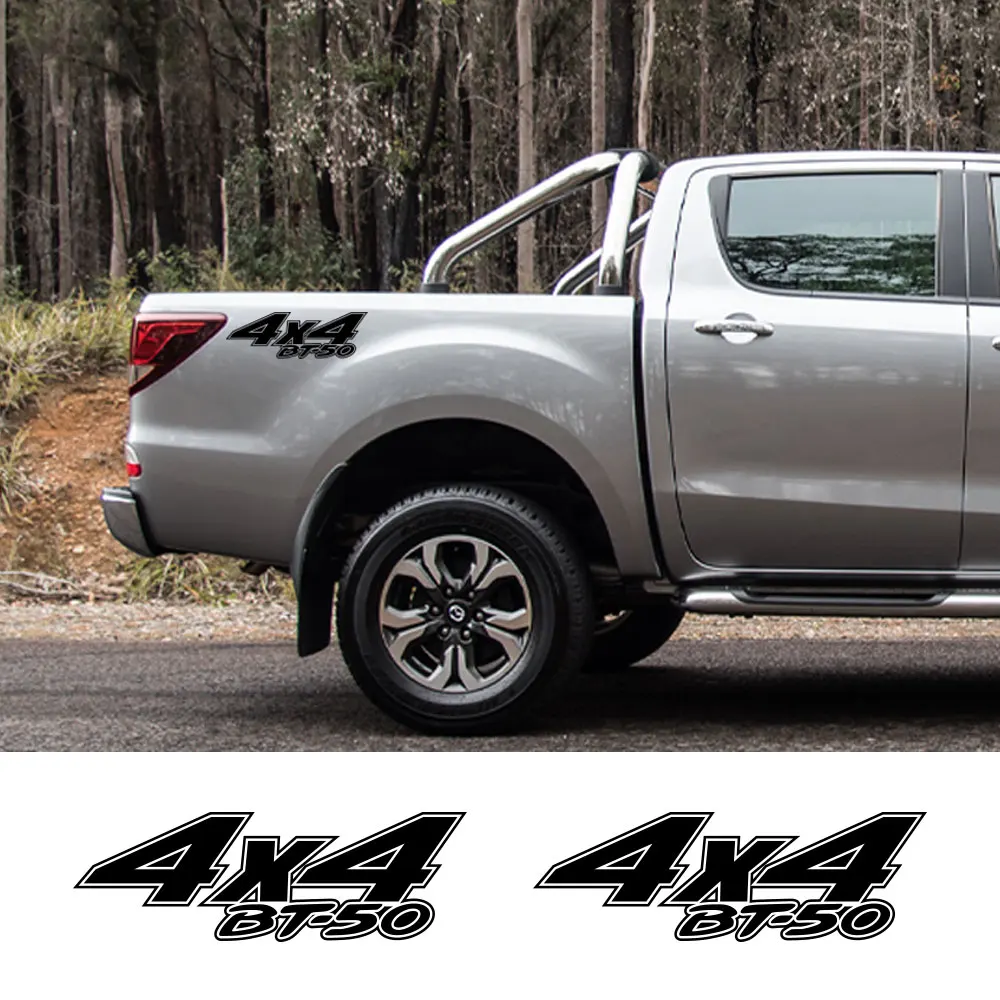 Pickup-Rear-Bed-Side-Sticker-For-Mazda-BT50-BT-50-Pro-Truck-Graphic-4x4 ...