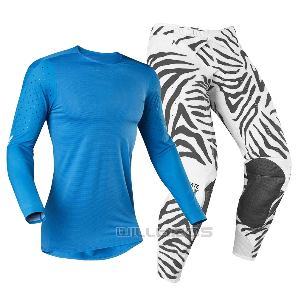 NAUGHTY FOX MX 360 Racing LE Flexair Zebra Off Road Motocross Dirt Bike ...