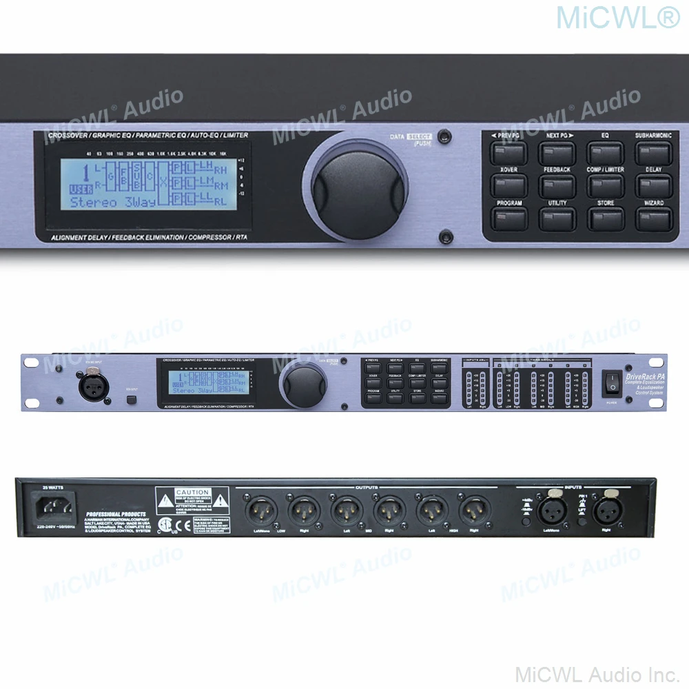 4200 Eq 4 Band Parametric Equalizer W Microphone Marine Audio Equalizer