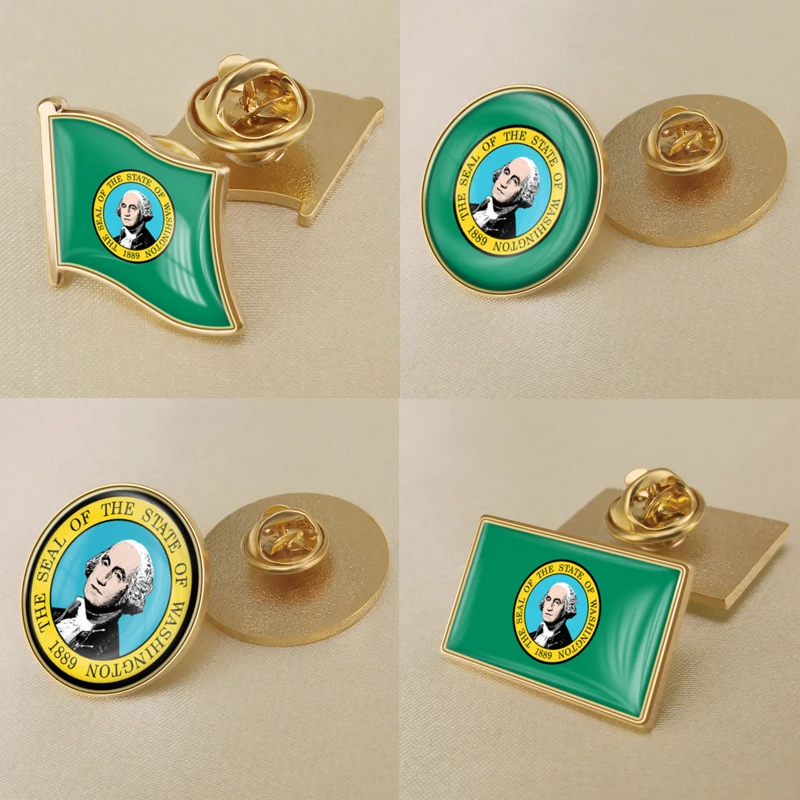 Seal-of-Washington-State-of-United-States-America-Map-Flag-Lapel-Pins ...