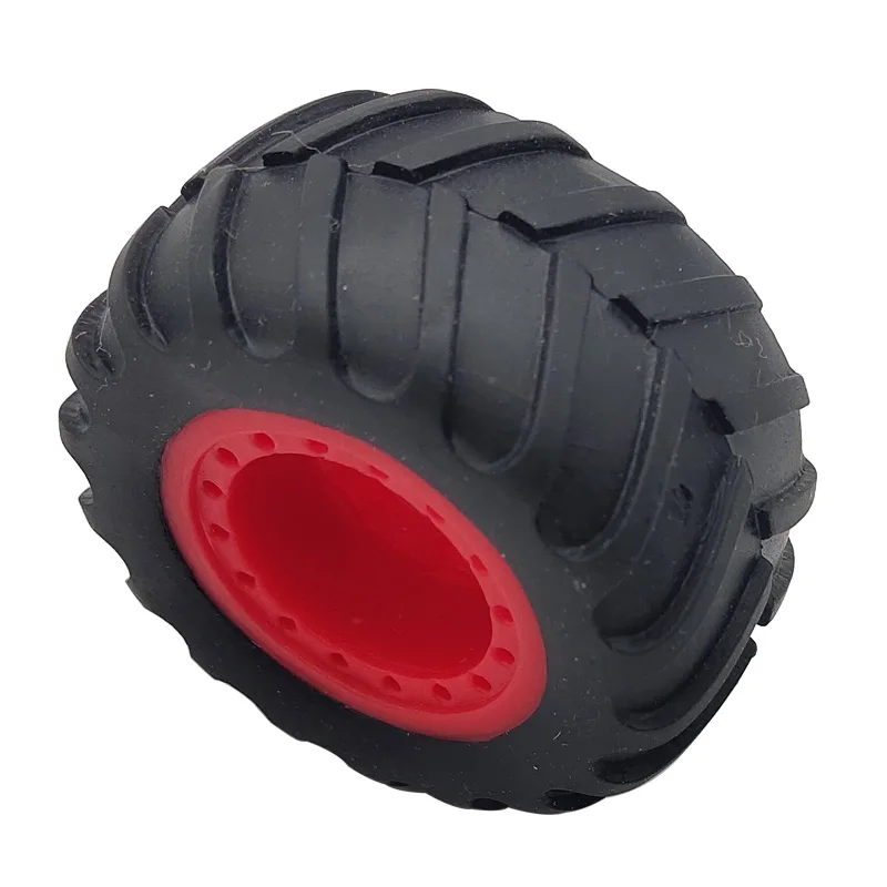 Non-slip-Red-Rubber-Small-Toy-Wheels-Diameter-38MM-Use-For-DIY-Off-Road ...